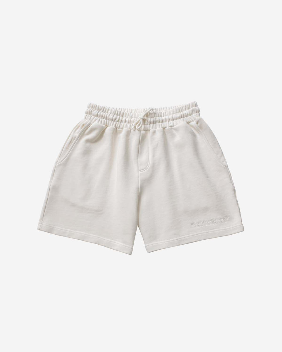 Essential Sweat Short Off White – pleasecomehome